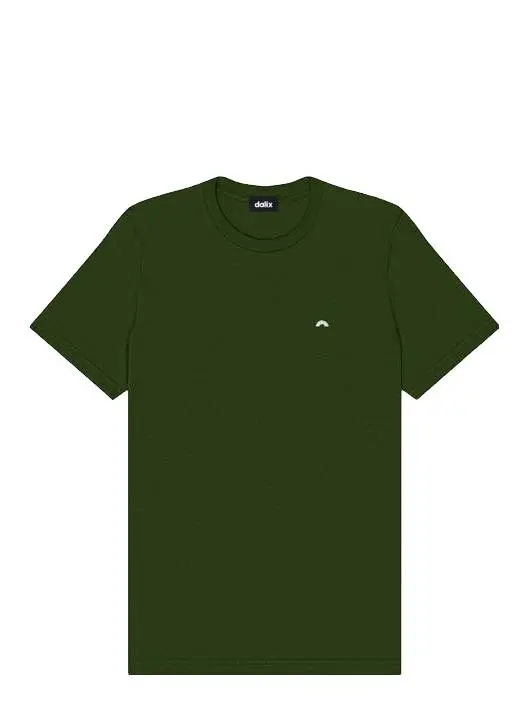 DALIX Lil Rainbow Lightweight Jersey Tee - Olive