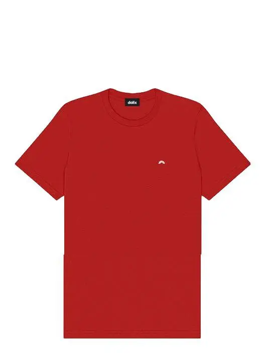 DALIX Lil Rainbow Lightweight Jersey Tee - Red