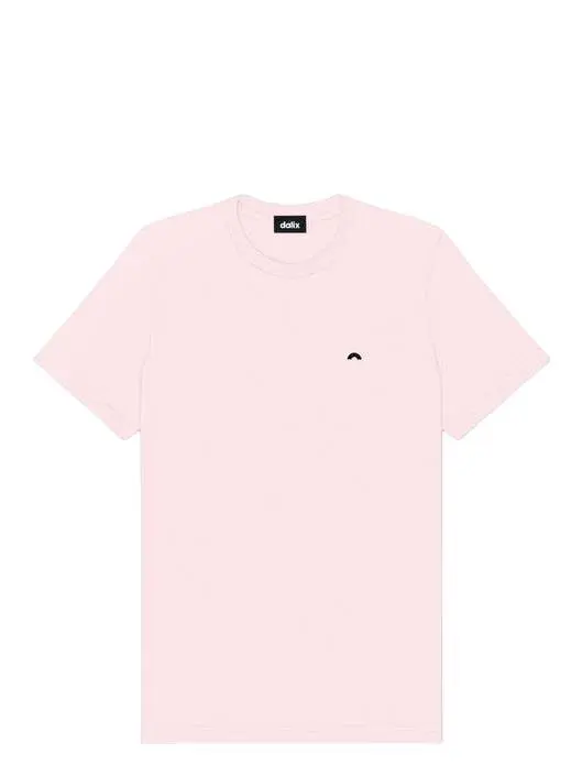 DALIX Lil Rainbow Lightweight Jersey Tee - Soft Pink
