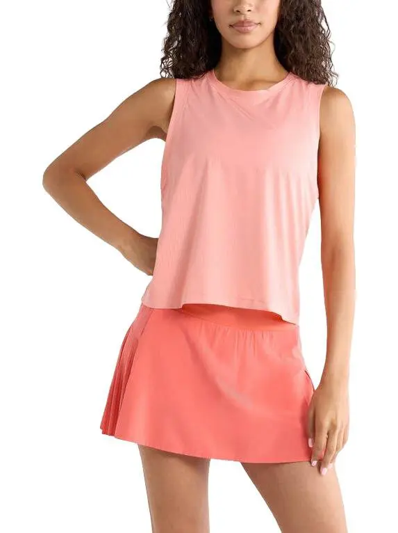 Zella Recess X Smash Hit Mesh Tank - Pink Berry Ice