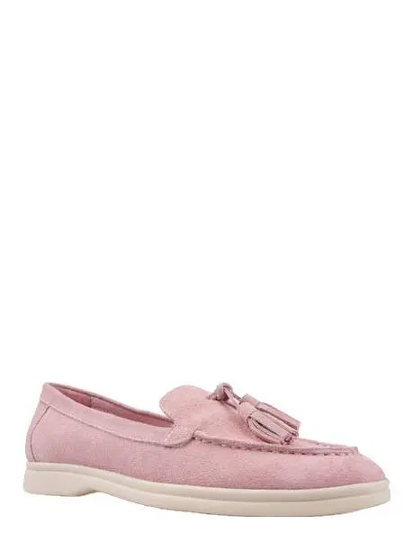 ARTISAN CRAFTED BY ZIGI Plymouth Tassel Loafer - Blush Suede