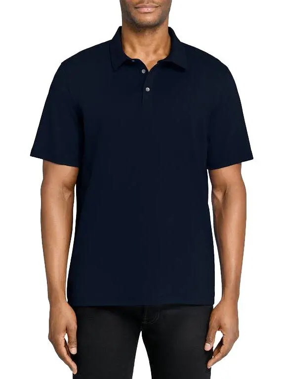 W.R.K Solid Reworked Slim Fit Polo - Navy