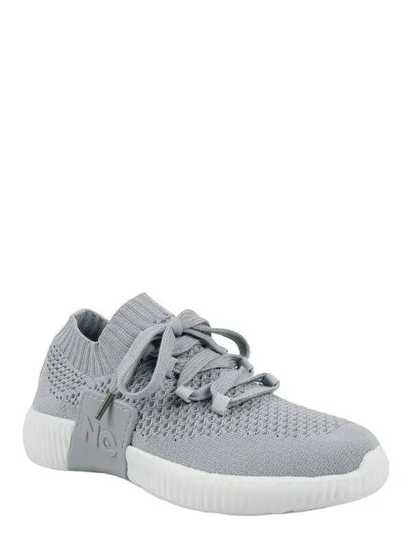 NATIONAL COMFORT Ainslee Knit Sneakers - Light Grey