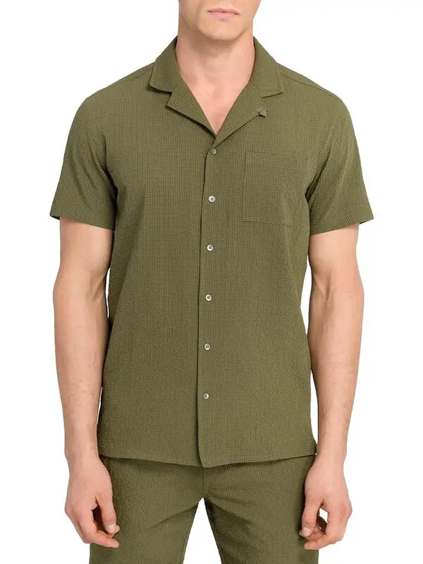 W.R.K Crinkle Camp Shirt - Green
