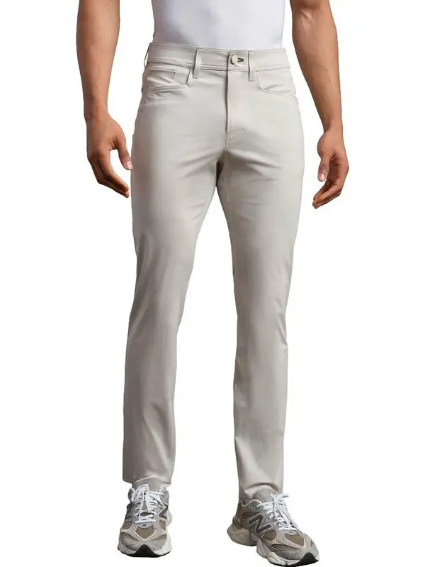 RHONE Slim Leg Flyweight Pants - Stone