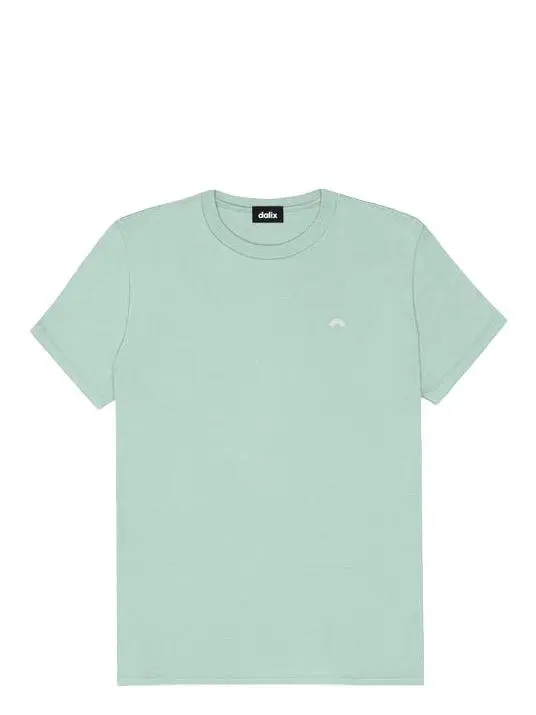 DALIX Lightweight Jersey Tee - Dusty Blue
