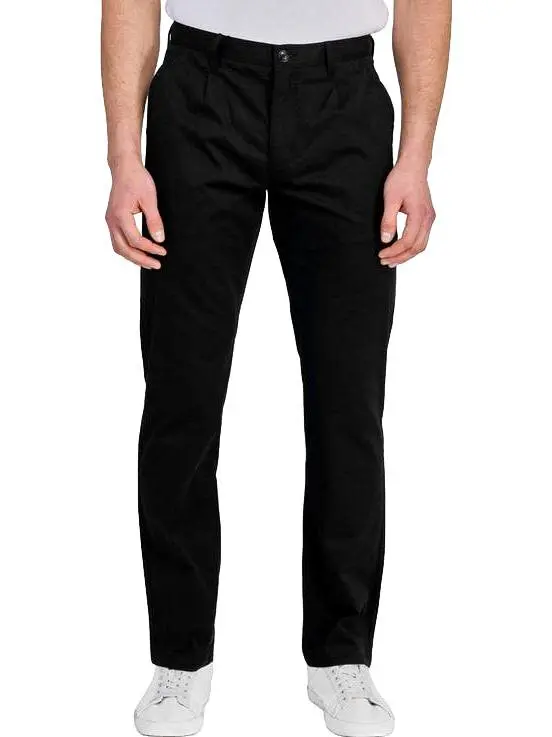 W.R.K Slim Fit Twill Chino Pants - Black
