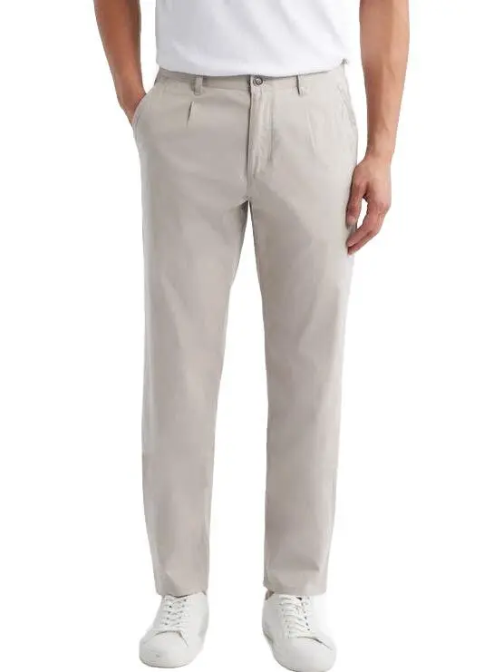 W.R.K Slim Fit Twill Chino Pants - Stone