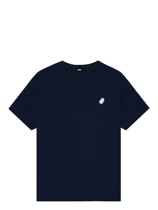 DALIX Ghost Midweight Jersey Tee - Navy Blue