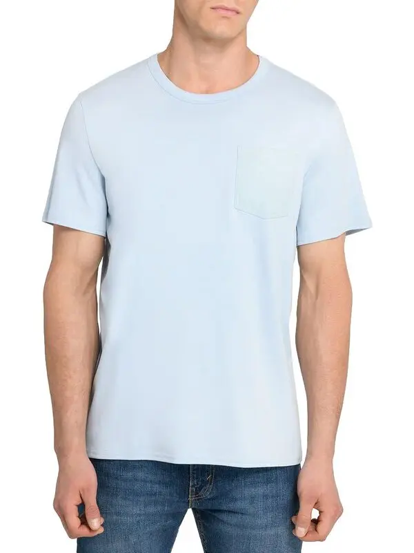 W.R.K Solid Reworked Slim Fit T-shirt - Light Blue