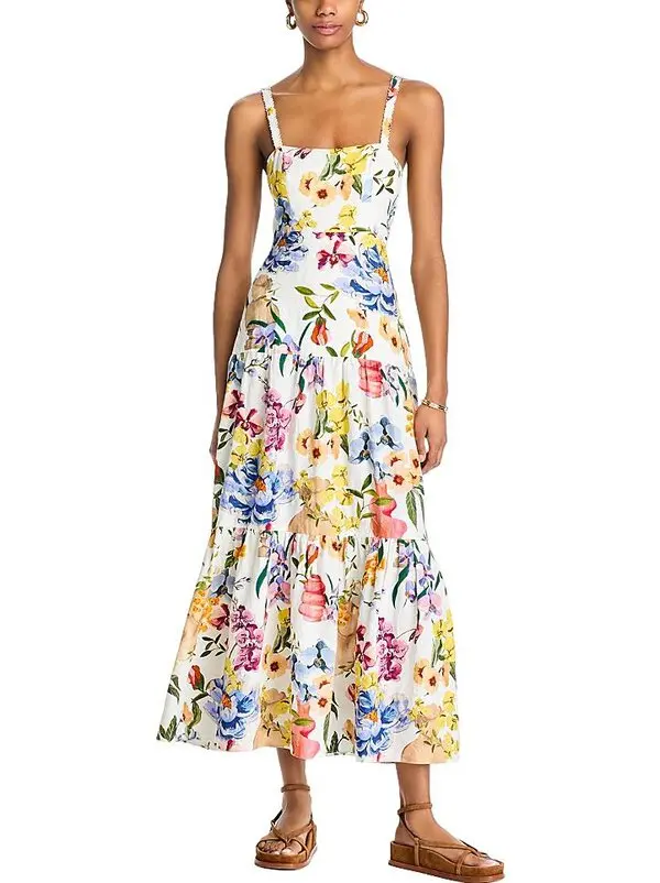 Farm Rio En Sleeveless Maxi Dress - Greek Gard