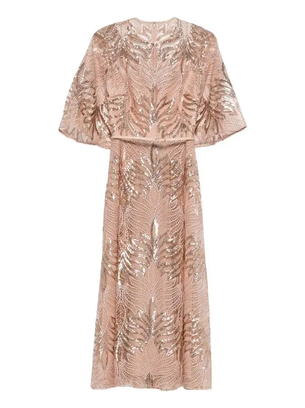 Elie Saab Sequin Embellished Dress - Pink
