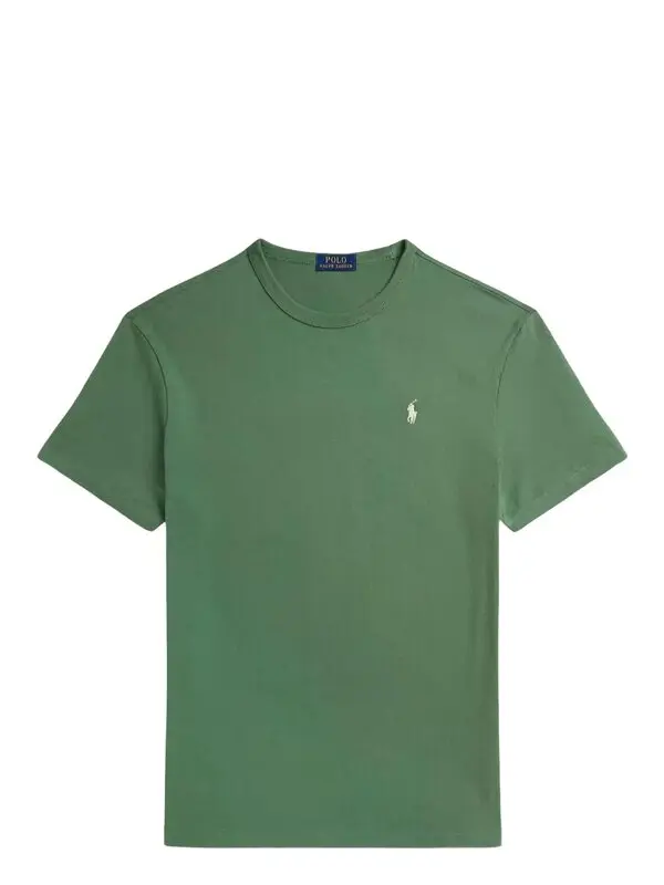 Polo Ralph Lauren Logo-embroidered Crew-neck T-shirts - Green