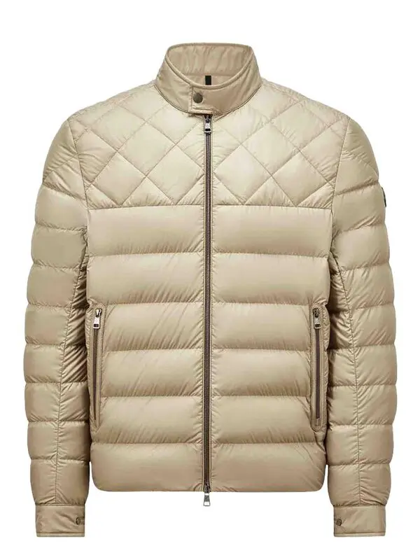 Moncler Tuile Quilted Down Jacket - Beige