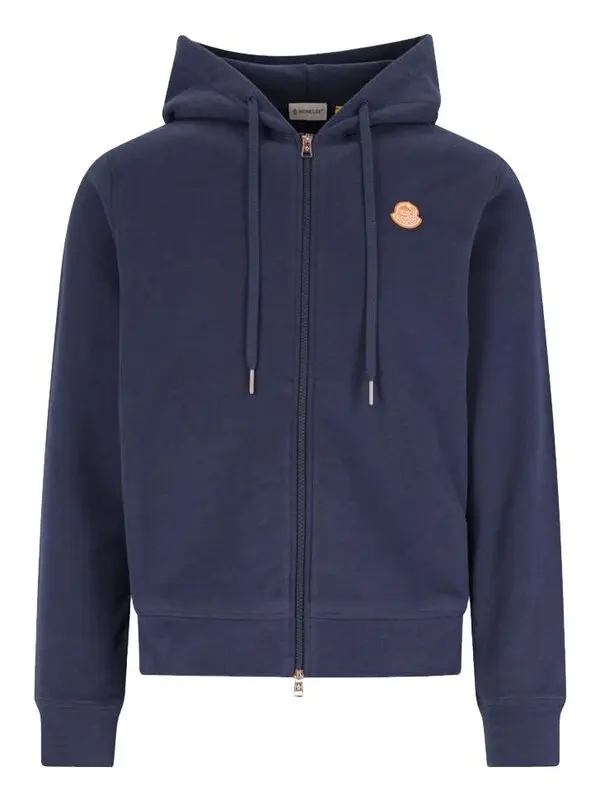 Moncler Cotton Sweater - Blue