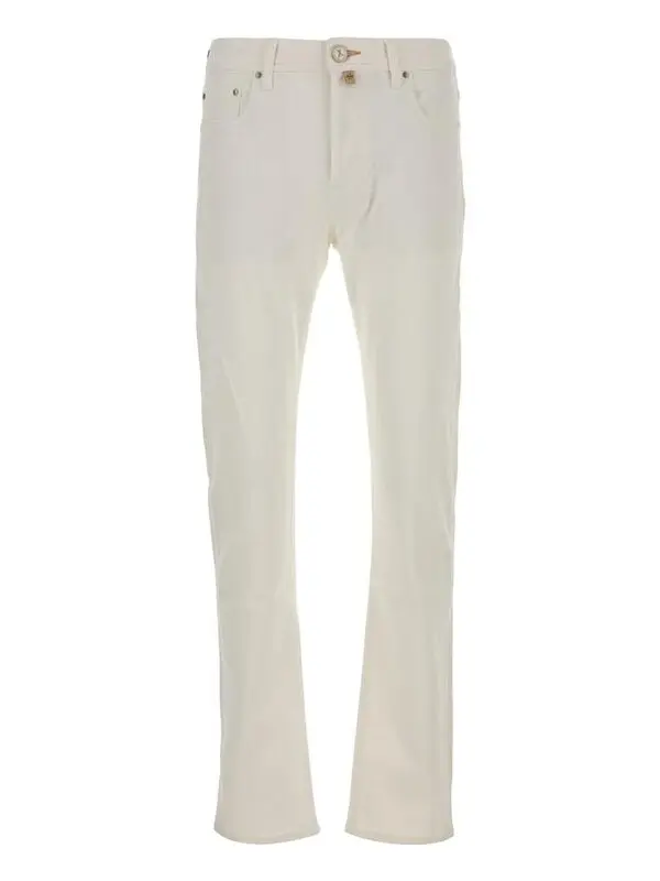 Jacob Cohen Straight Leg Jeans - Beige