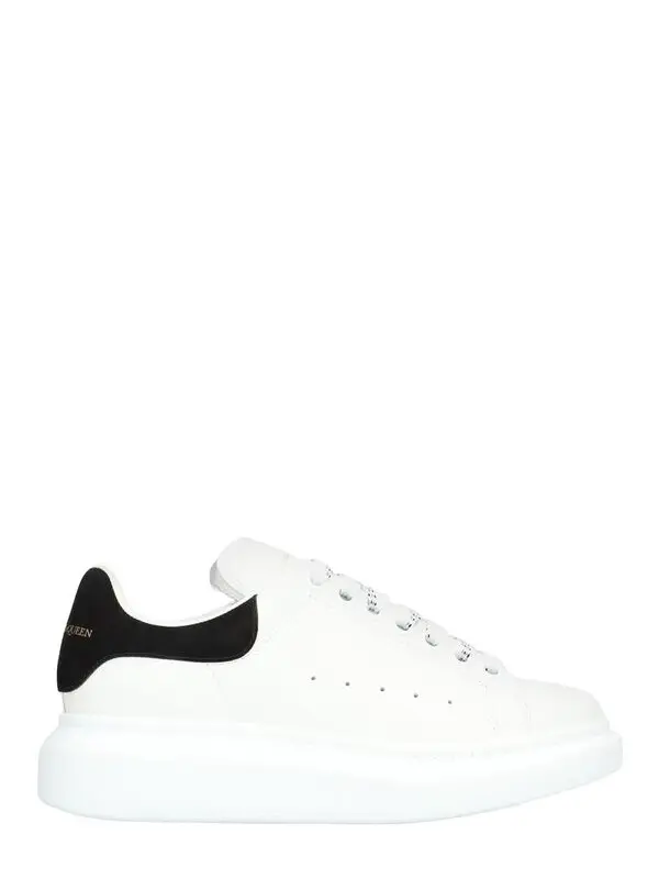 Alexander McQueen Leather Chunky Sneakers - White