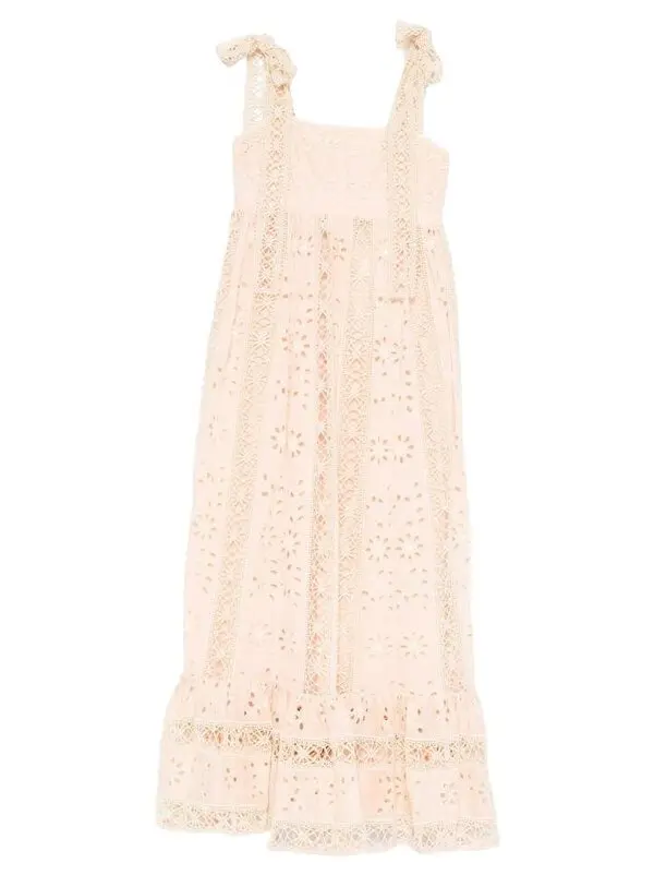 Zimmermann Eyelet Dress - Pink