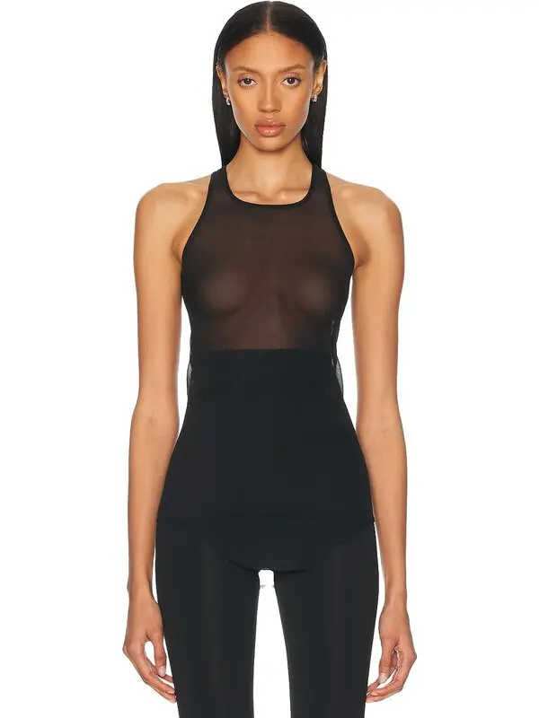 Rick Owens Jersey Tank Top - Black