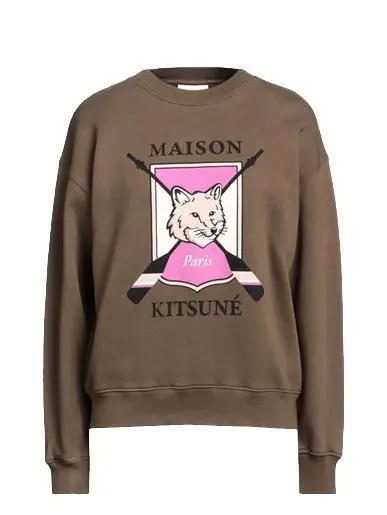 Maison Kitsuné Cotton Fleece Sweatshirt - Green