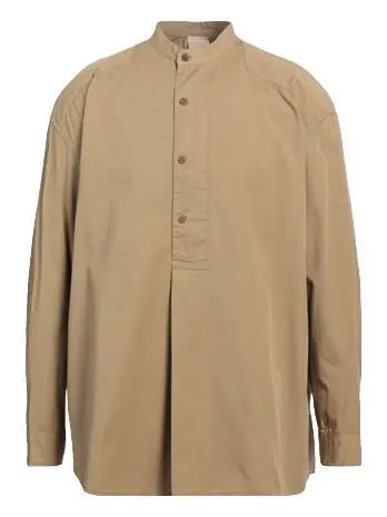 Emporio Armani Shirt Camel Size Cotton - Beige