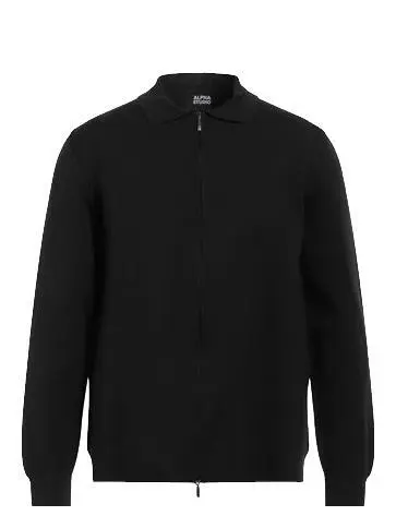 Alpha Studio Cardigan In Polypropylene - Black