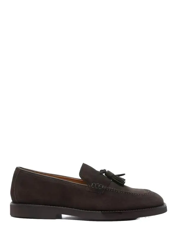 DOUCAL'S Suede Loafers - Brown