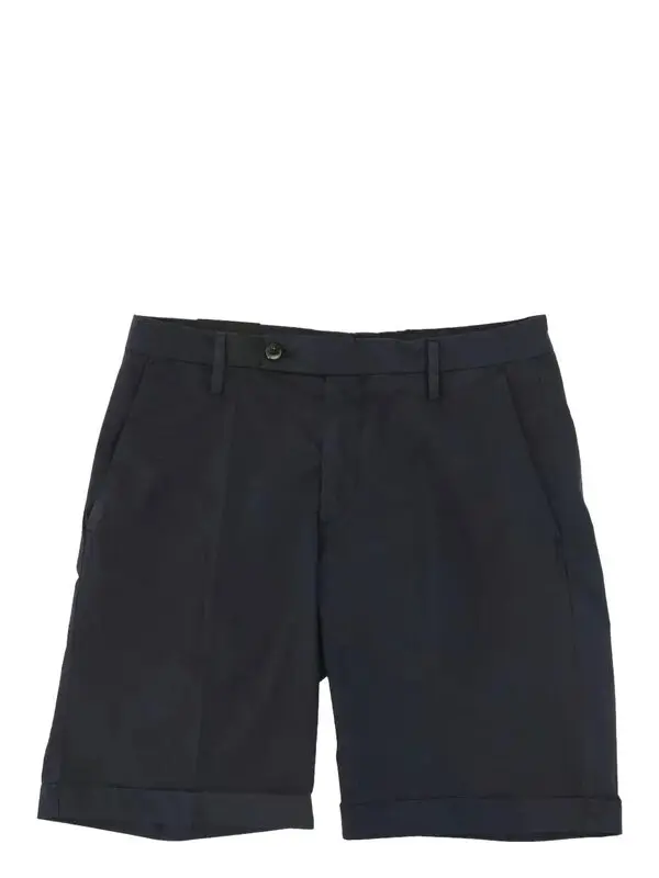 MICHAEL COAL Cotton-blend Shorts - Blue
