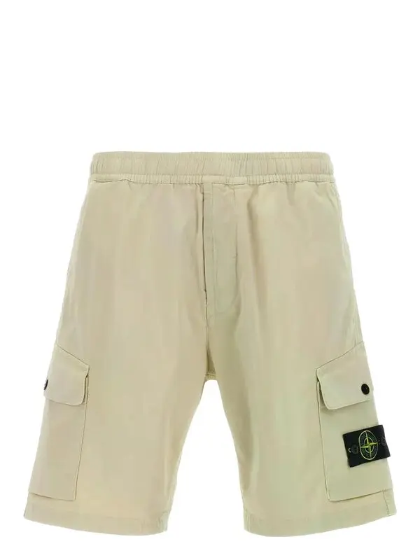 Stone Island Compass-badge Cargo Shorts - Neutrals