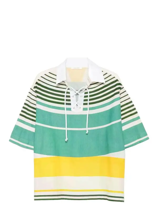 CRAIG GREEN Wave Polo Shirt - Neutrals
