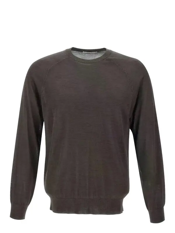 KANGRA Crew-neck Sweater - Brown