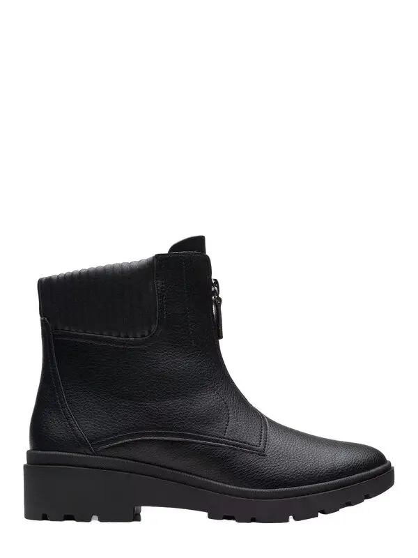 Clarks Calla Zip Boots - Black
