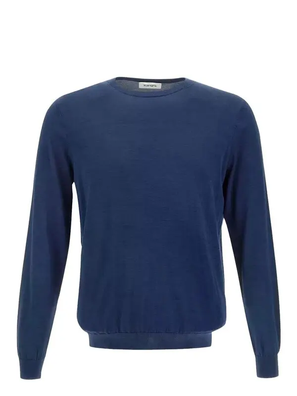 KANGRA Crew-neck Sweater - Blue
