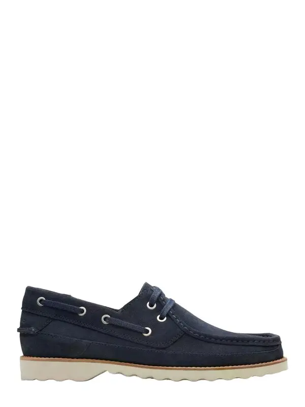 Clarks Durleigh Sail Boat Shoes - Blue
