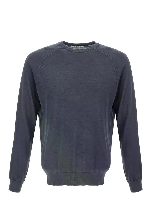 KANGRA Crew-neck Sweater - Blue