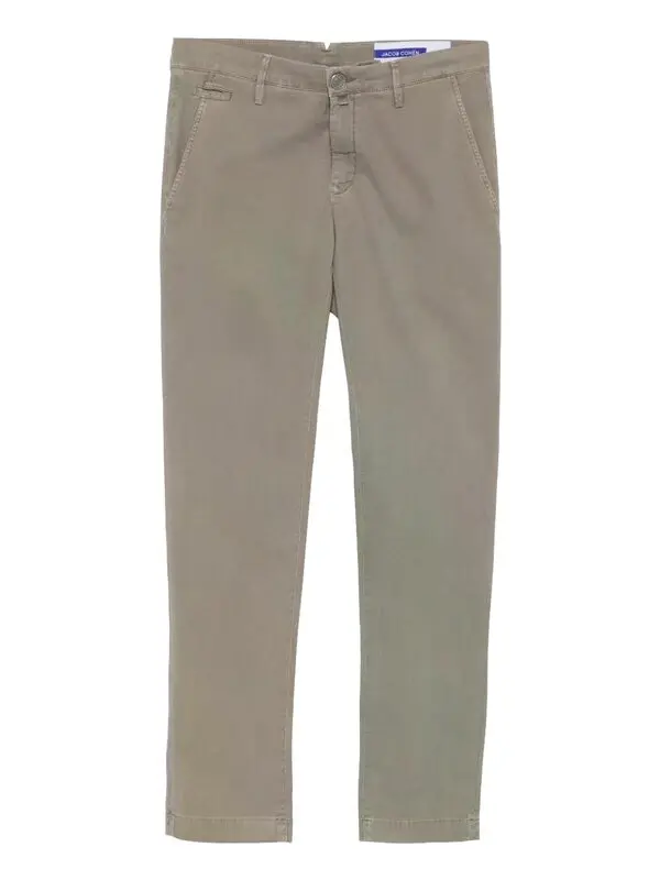 Jacob Cohen Cotton-blend Trousers - Grey