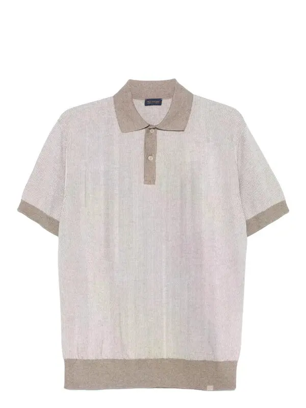 Paul & Shark Knitted Polo Shirt - Neutrals