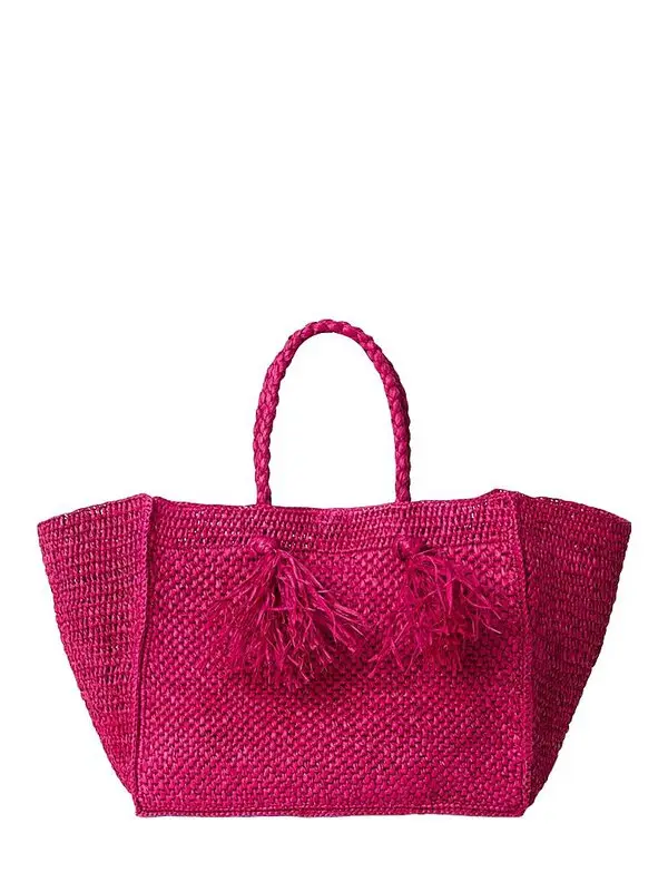 BTB LOS ANGELES Lucas Large Tote - Fuchsia