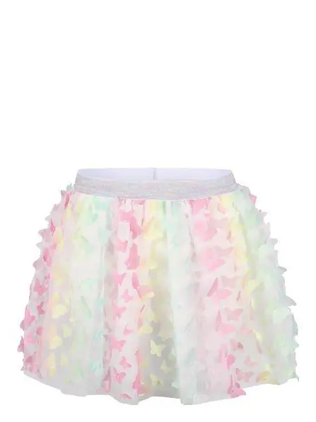 LOLA + THE BOYS 3d Butterfly Tulle Tutu - White