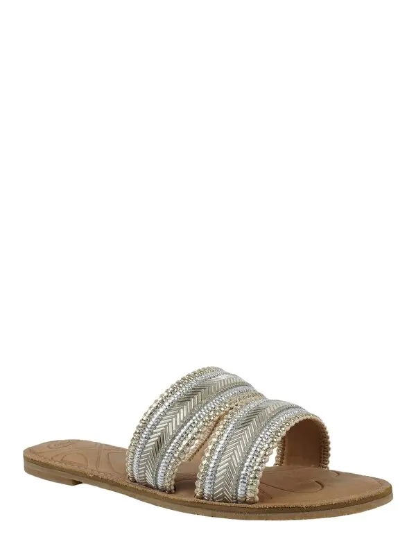 CANDIE'S Tanner Slide Sandal - Clear