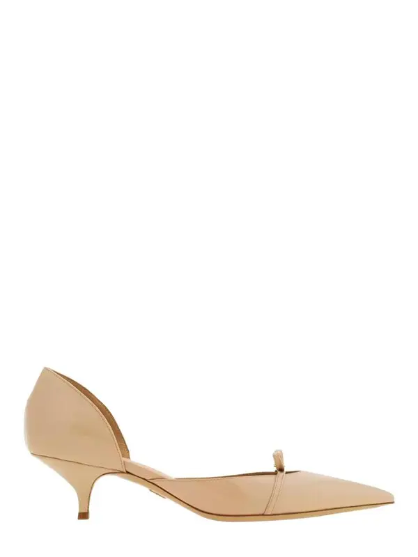 FERRAGAMO 40mm Mini Bow Pumps - Neutrals