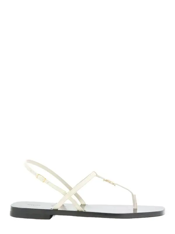 Proenza Schouler Cross-strap Flat Sandals - White