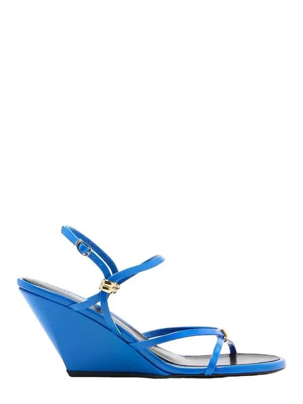 Proenza Schouler Strappy Wedge Sandals - Blue