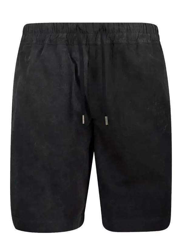 IRO PARIS Cotton Bermuda Shorts - Black