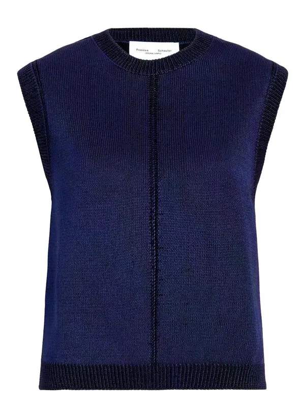 Proenza Schouler White Label Emily Sleeveless Top - Blue