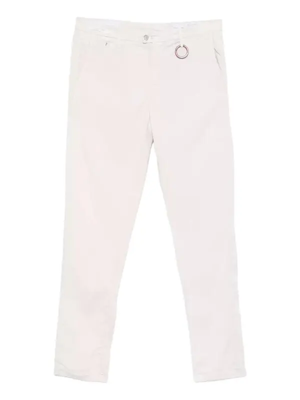 TRAMAROSSA Logo-patch Trousers - Neutrals