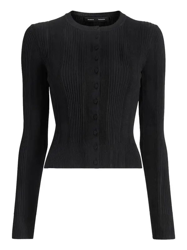 Proenza Schouler Currin Cardigan - Black