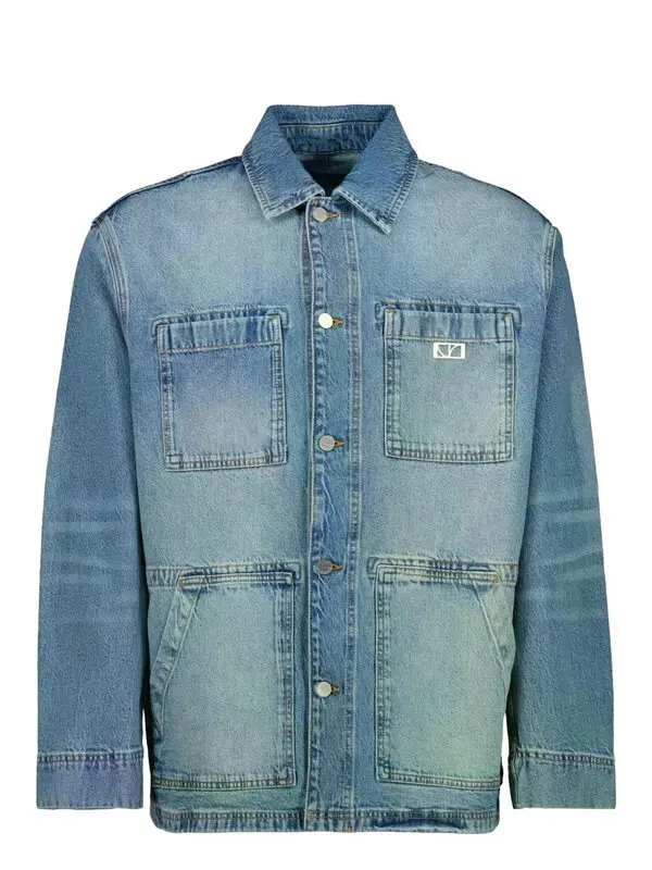 IRO PARIS Washed Denim Jacket - Blue