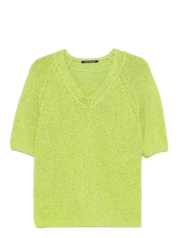 LUISA CERANO V-neck Sweater - Green