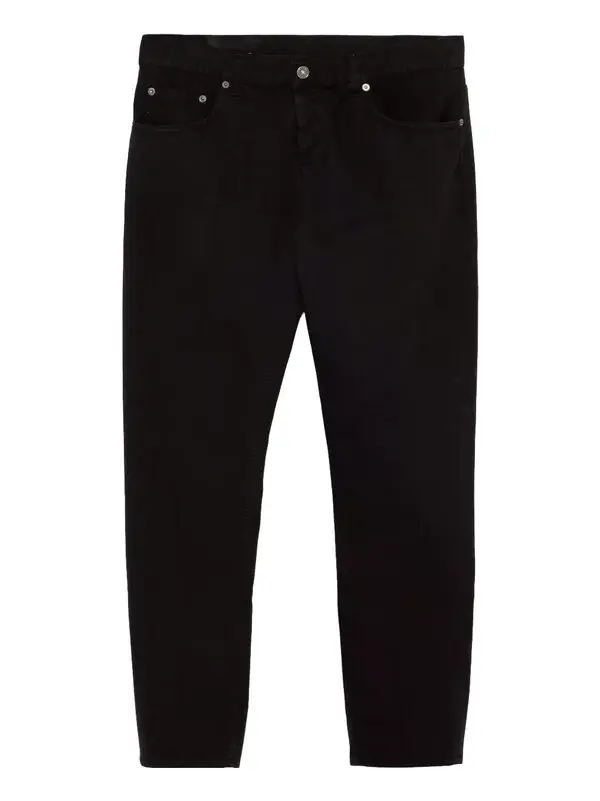 DONDUP Logo-print Trousers - Black